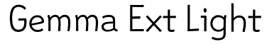 Gemma Ext Light Font: Free Download | MaisFontes