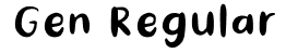 Gen Regular: Free Font Download | MaisFontes