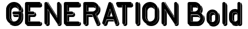 GENERATION Bold: Free Font Download | MaisFontes