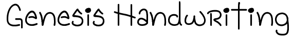Genesis Handwriting Font: Free Download | MaisFontes