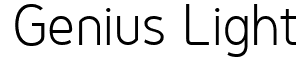 Genius Light: Baixar Fonte Grátis | MaisFontes