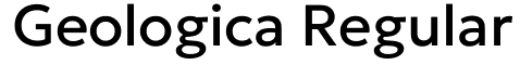 Geologica Font Family: Download Free (Google Fonts) | MaisFontes