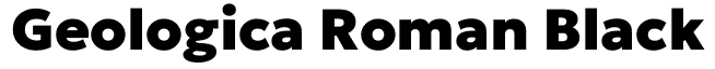 Geologica Roman Regular: Download Free Font | MaisFontes