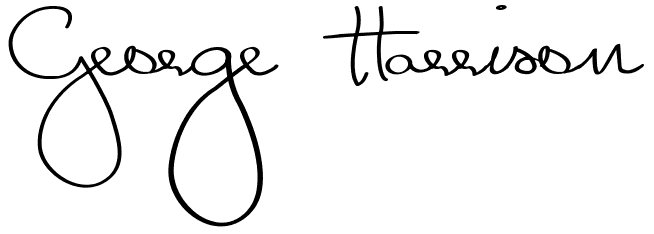 George Harrison: Free Font Download | MaisFontes