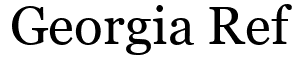 Georgia Ref: Free Font Download | MaisFontes