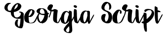 Georgia Script: Free Font Download | MaisFontes