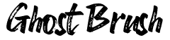 Ghost Brush: Free Font Download | MaisFontes