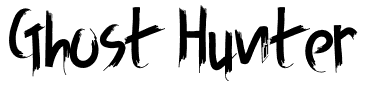 Ghost Hunter: Free Font Download | MaisFontes