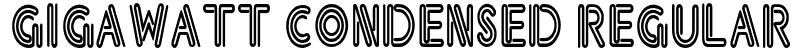 Gigawatt Condensed Regular Font: Free Download | MaisFontes