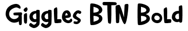 Giggles BTN Bold: Free Font Download | MaisFontes