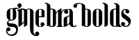 Ginebra Bolds: Free Font Download | MaisFontes