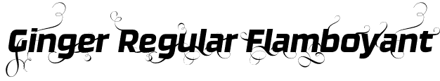 Ginger Regular Flamboyant: Free Font Download | MaisFontes