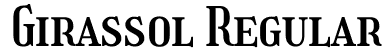 Girassol Regular Font: Free Download | MaisFontes