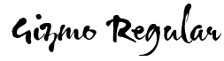 Gizmo Regular: Free Font Download | MaisFontes