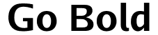 Go Bold: Free Font Download | MaisFontes