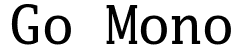 Go Mono: Free Font Download | MaisFontes