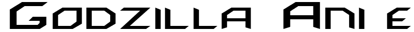 Godzilla Anime: Free Font Download | MaisFontes