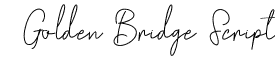 Golden Bridge Script Font: Free Download | MaisFontes