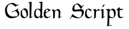 Golden Script: Free Font Download | MaisFontes