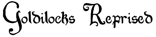 Goldilocks Reprised Font: Free Download | MaisFontes