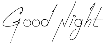 Good Night: Free Font Download | MaisFontes