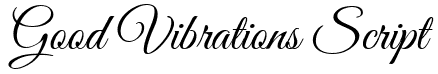 Good Vibrations Script Font: Free Download | MaisFontes