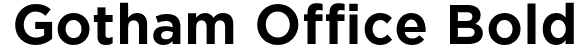 Gotham Office Bold: Free Font Download | MaisFontes