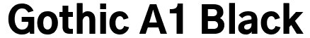 Gothic A1 Black Font: Free Download | MaisFontes