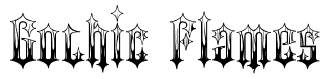 Gothic Flames: Free Font Download | MaisFontes