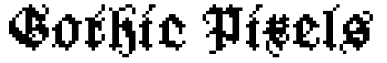 Gothic Pixels: Free Font Download | MaisFontes