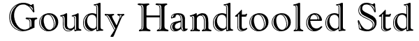 Goudy Handtooled Std: Free Font Download | MaisFontes