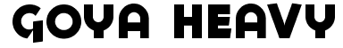 Goya Heavy: Free Font Download | MaisFontes