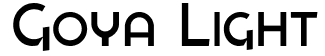 Goya Light: Free Font Download | MaisFontes
