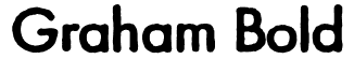 Graham Bold: Free Font Download | MaisFontes