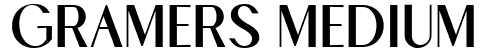 Gramers Medium Font: Free Download | MaisFontes
