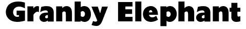 Granby Elephant Font: Free Download | MaisFontes