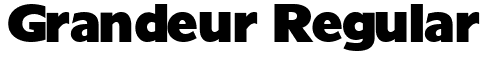 Grandeur Regular: Free Font Download | MaisFontes