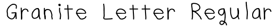 Granite Letter Regular: Free Font Download | MaisFontes