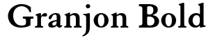 Granjon Roman: Download Free Font | MaisFontes