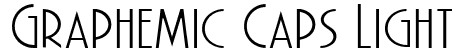 Graphemic Caps Light: Free Font Download | MaisFontes