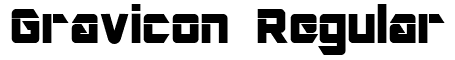 Gravicon Regular: Free Font Download | MaisFontes