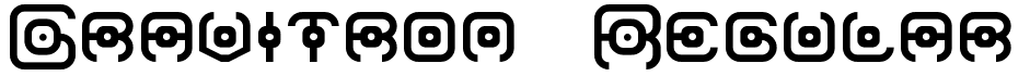Gravitron Regular Font: Free Download | MaisFontes