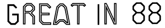 Great In 88: Baixar Fonte Grátis | MaisFontes