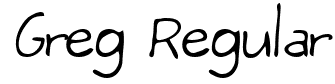 Greg Regular: Free Font Download | MaisFontes