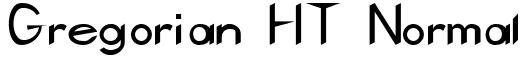 Gregorian HT Normal: Free Font Download | MaisFontes