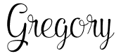 Gregory: Free Font Download | MaisFontes