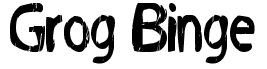 Grog Binge Font: Free Download | MaisFontes