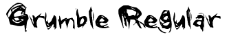 Grumble Regular: Free Font Download | MaisFontes