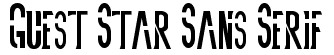 Guest Star Sans Serif: Free Font Download | MaisFontes