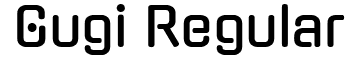 Gugi Regular: Free Font Download | MaisFontes